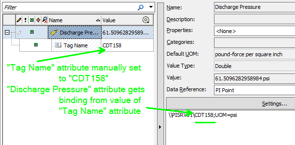 How To Bind Pi Af Element Attributes To Pi Tags Without A Tag Naming Convention