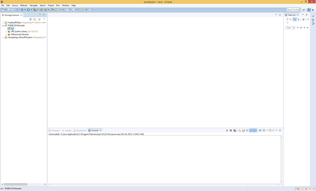 Creating A Simple App Using Pi Jdbc And Eclipse