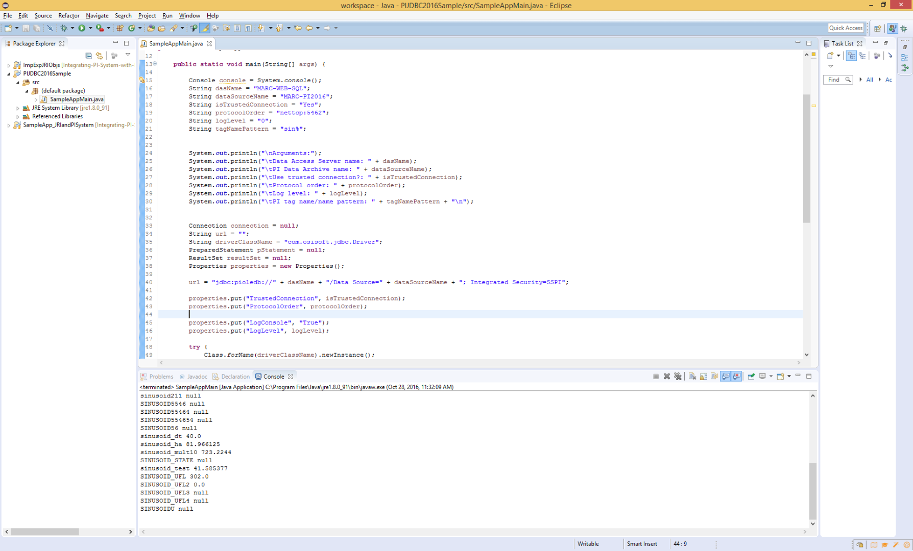Creating A Simple App Using Pi Jdbc And Eclipse